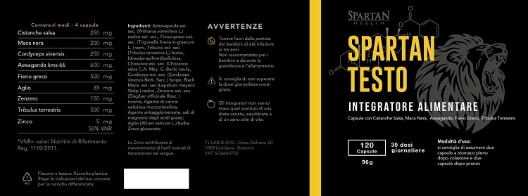 Spartan Testo recensioni negative: integratore Testosterone